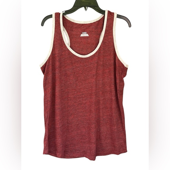 Shirts | Mens Vibrant Red Tank Top With Breathable Fabric And Relaxed ...